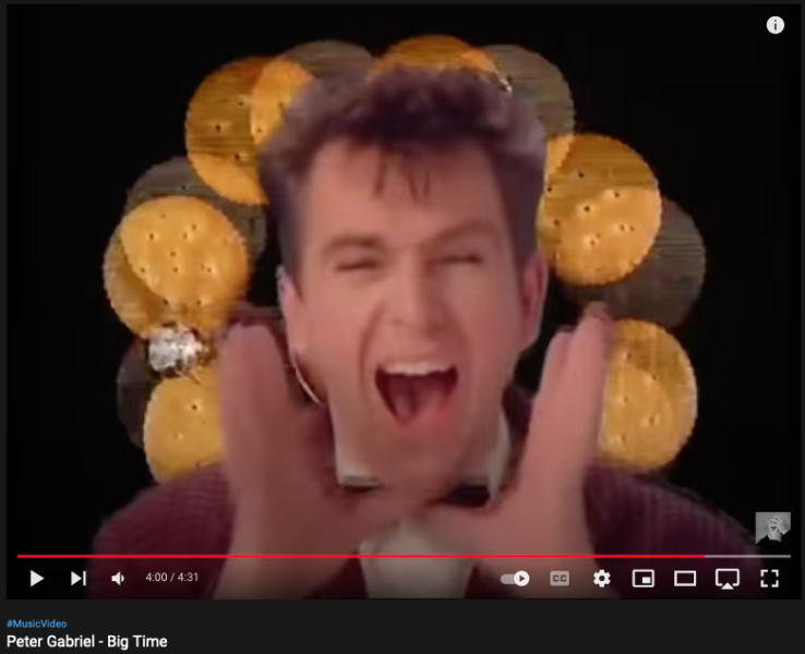 Back to the 1980s – Peter Gabriel “Big Time” – Skullman Records